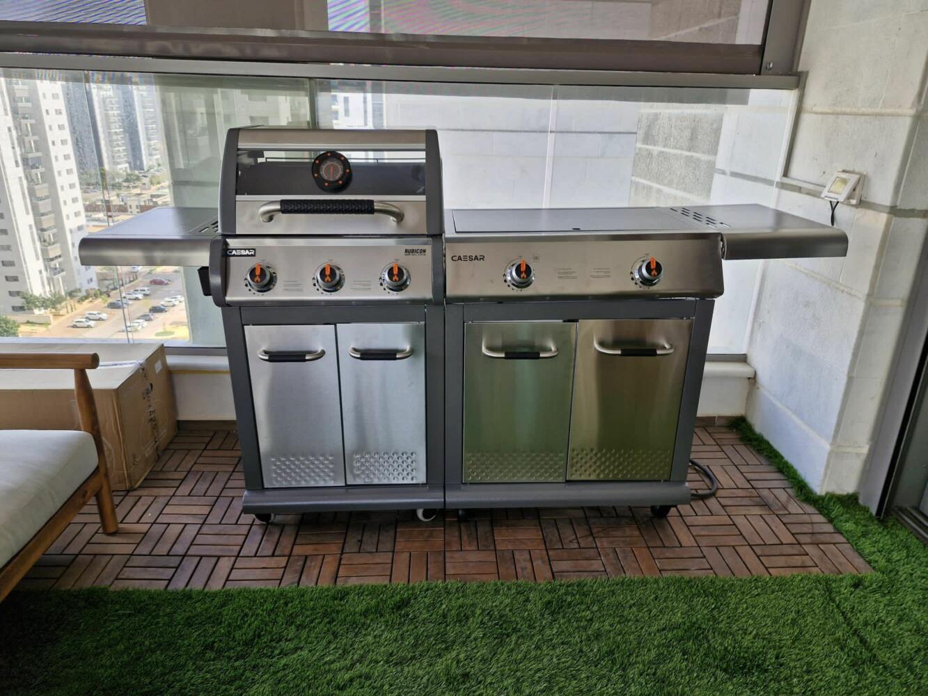 מטבח חוץ סיזר רוביקון 3 – Caesar Rubicon 3+Hot Plate - ארגמן חוויה בגן